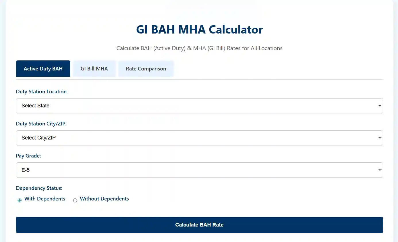 Blog | Military Housing Allowance Calculator